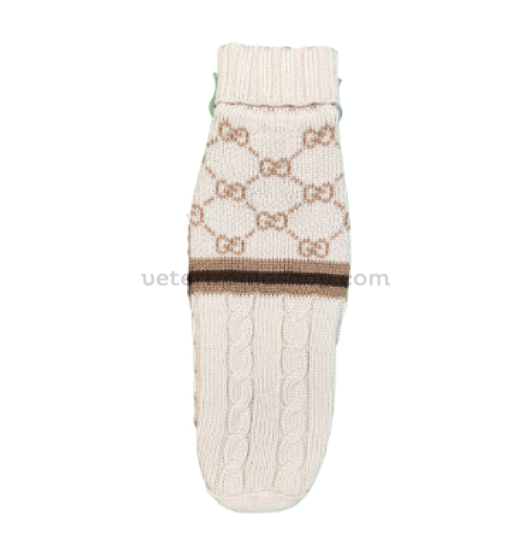 Jersey de Lana Merino para Perros | Dolcevita Infinity con Trenzas ...